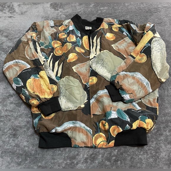 Vintage | Jackets & Coats | Vintage Unique Retro Silk Jacket | Poshmark